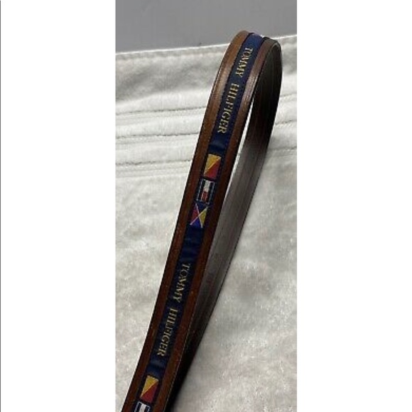 Tommy Hilfiger | Accessories | Vintage 99s Mens Leather Tommy Hilfiger ...